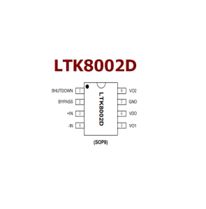 آی سی امپلیفایر صدا LTK8002D - قم الکترونیک