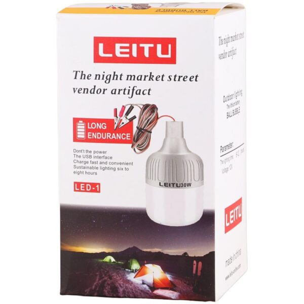 چراغ ماشینی 12 ولت 30 وات Leitu LED-1 - قم الکترونیک